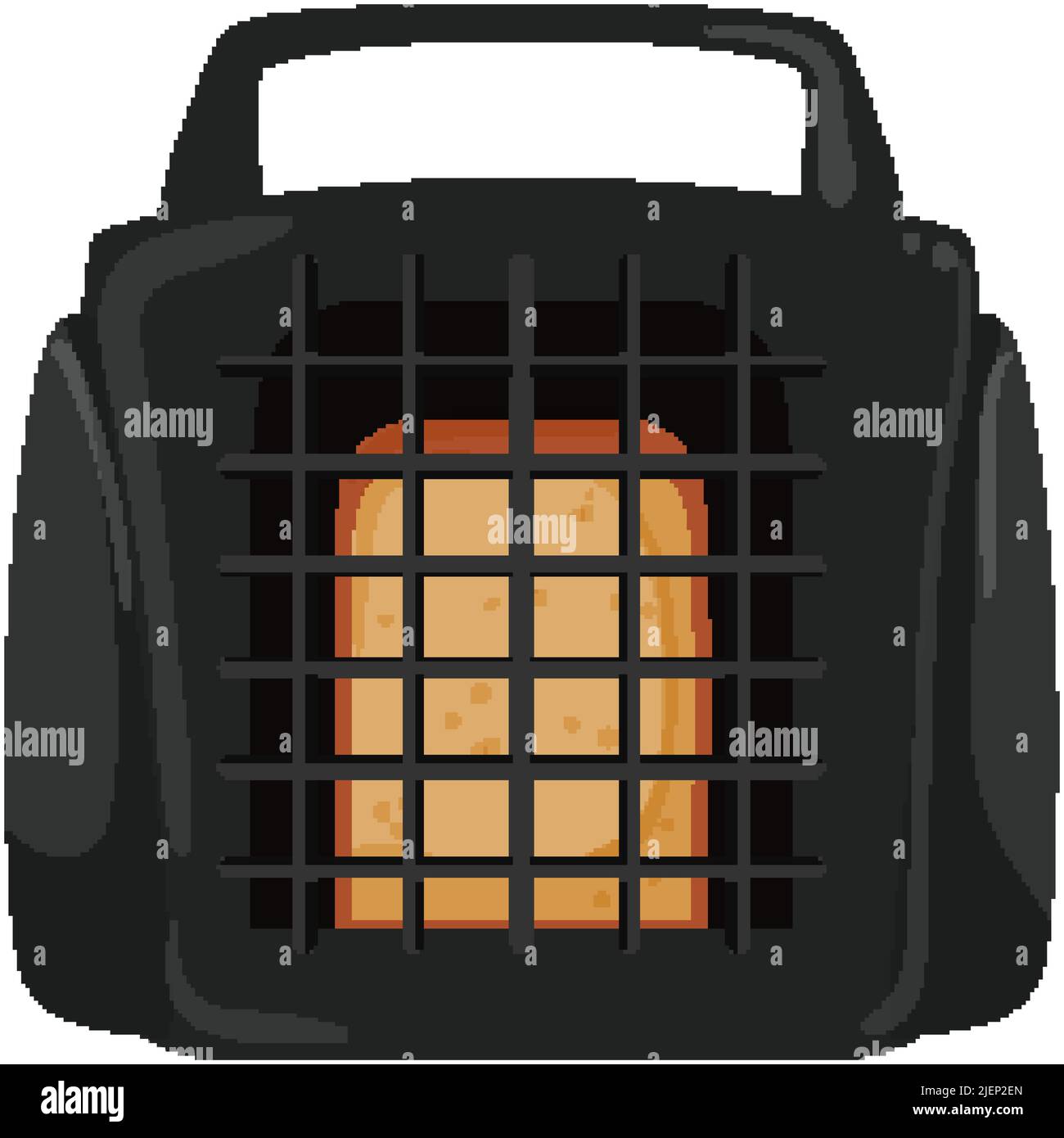 flame heater gas cartoon vector illustration Stock Vector Image & Art ...