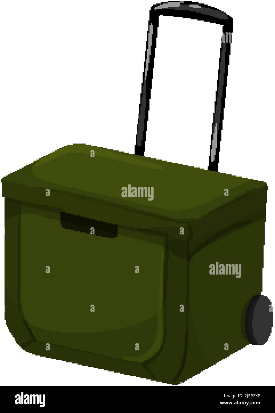 refrigerator cooler box cartoon vector illustration Stock Vector Image ...