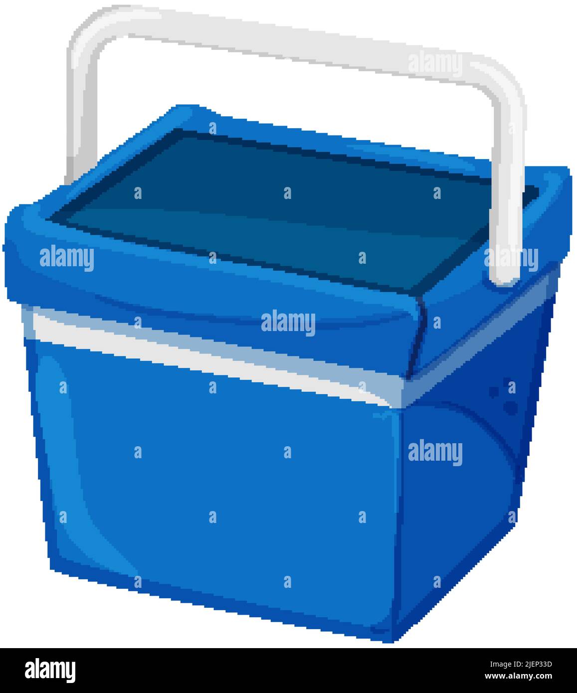 summer cooler box cartoon vector illustration Stock Vector Image & Art ...