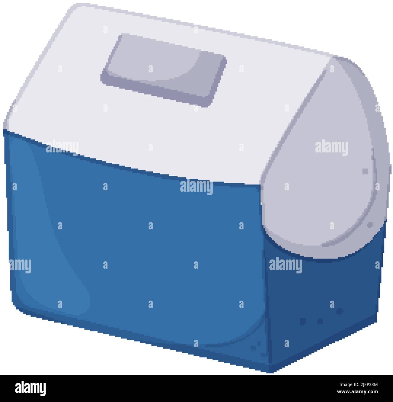 picnic cooler box cartoon vector illustration Stock Vector Image & Art ...