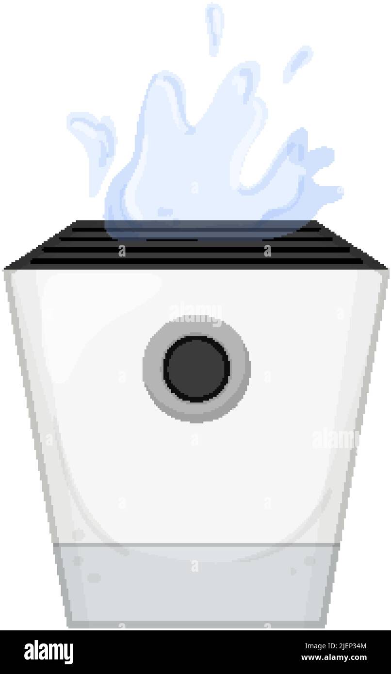 home humidifier air cartoon vector illustration Stock Vector Image ...