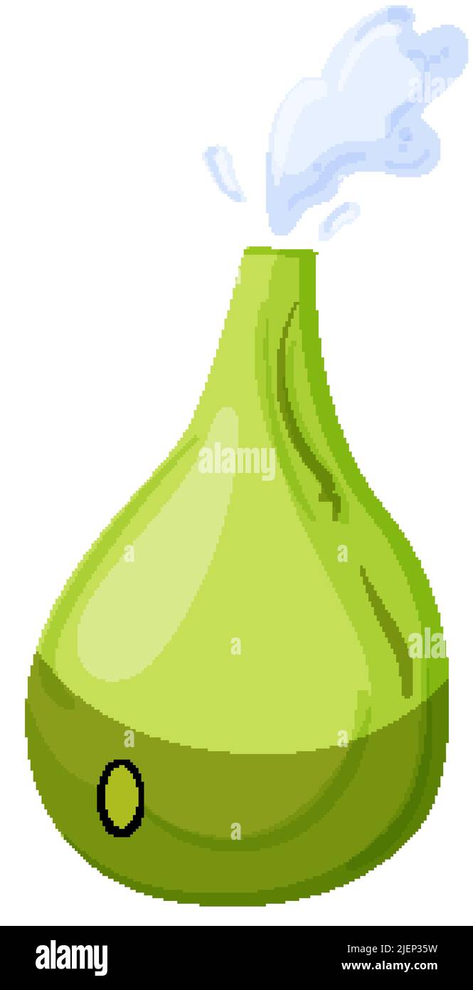 aromatherapy humidifier air cartoon vector illustration Stock Vector ...