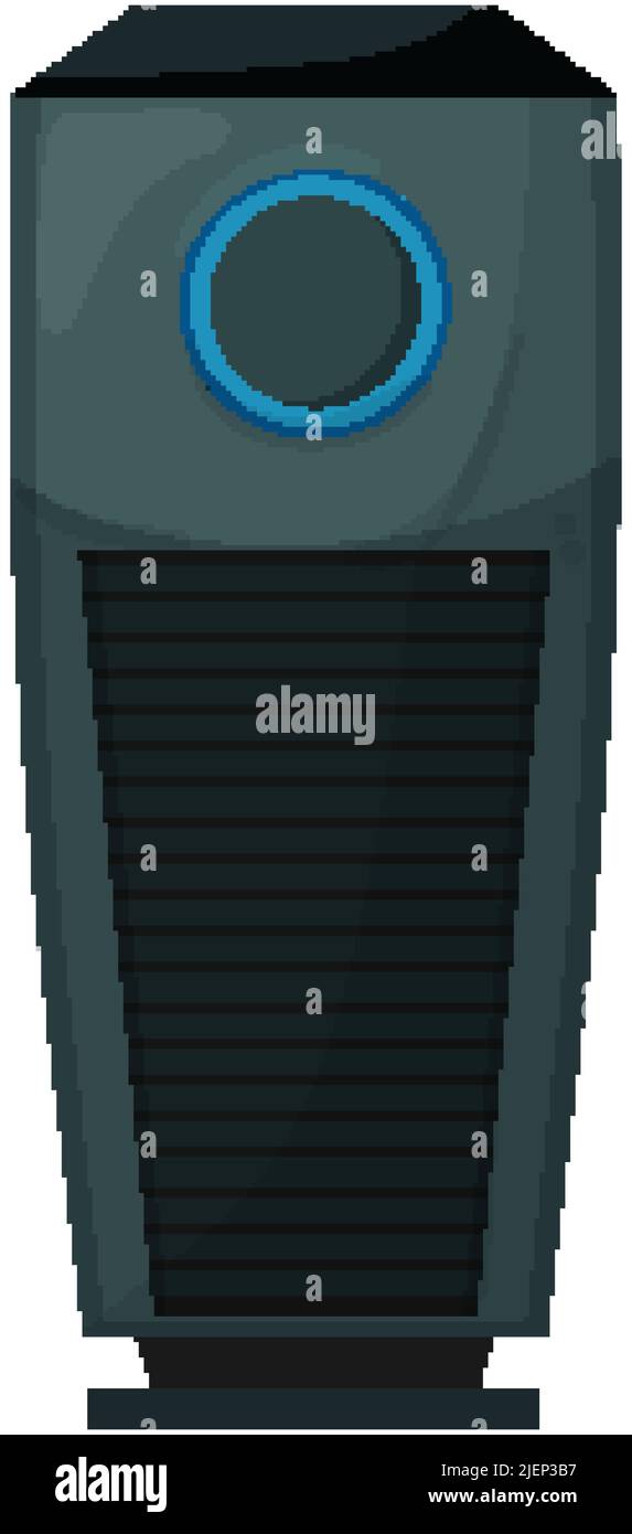 house ionizer air cartoon vector illustration Stock Vector Image & Art ...