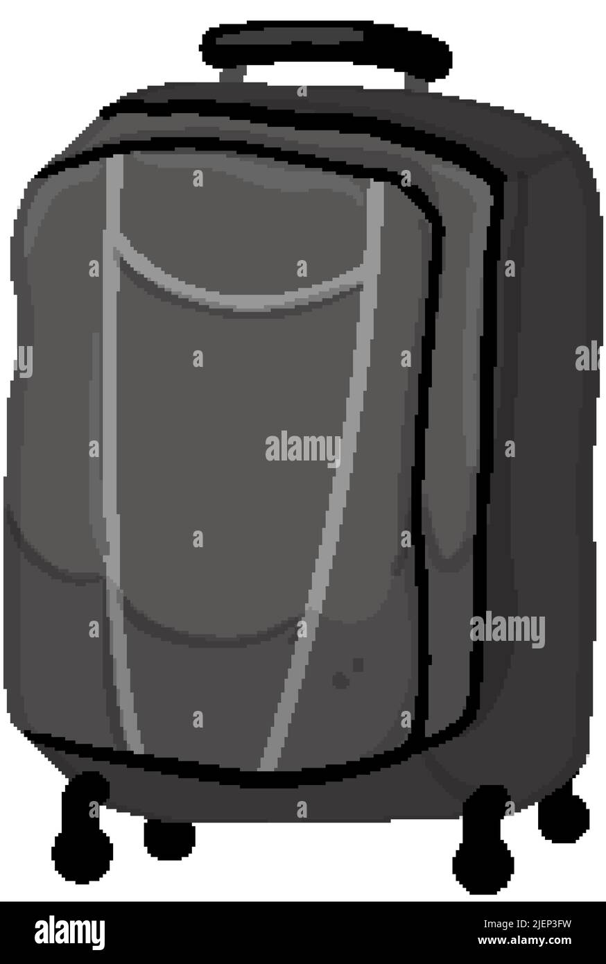 summer luggage bag cartoon vector illustration Stock Vector Image & Art ...