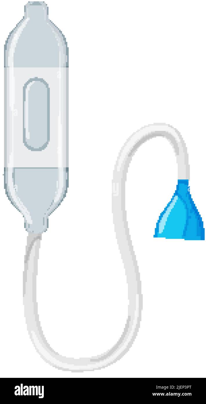 pump nasal aspirator cartoon vector illustration Stock Vector Image ...