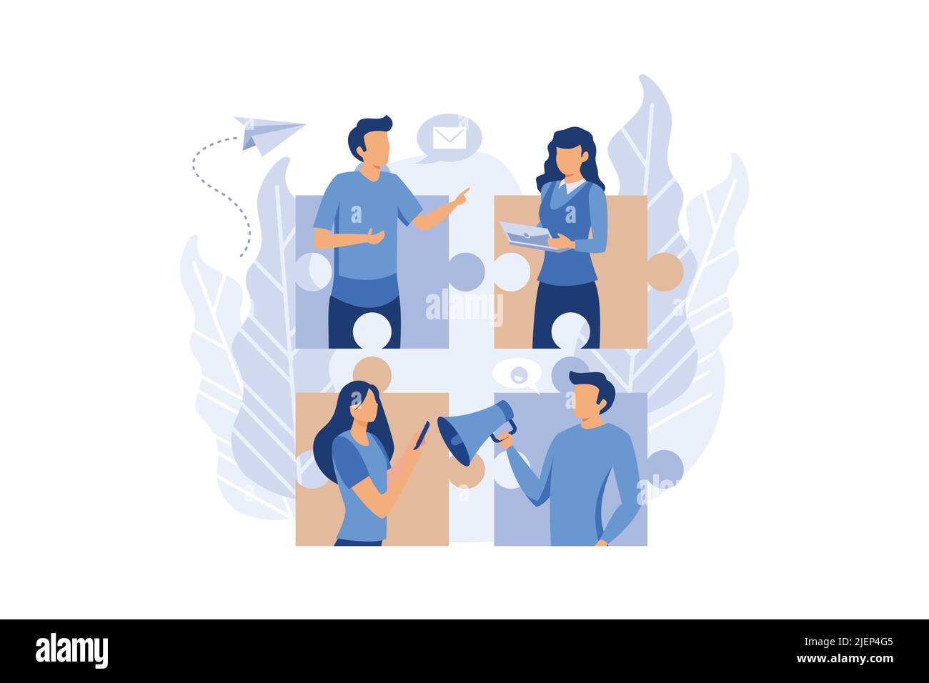 Team building elements Stock Vector Images - Alamy