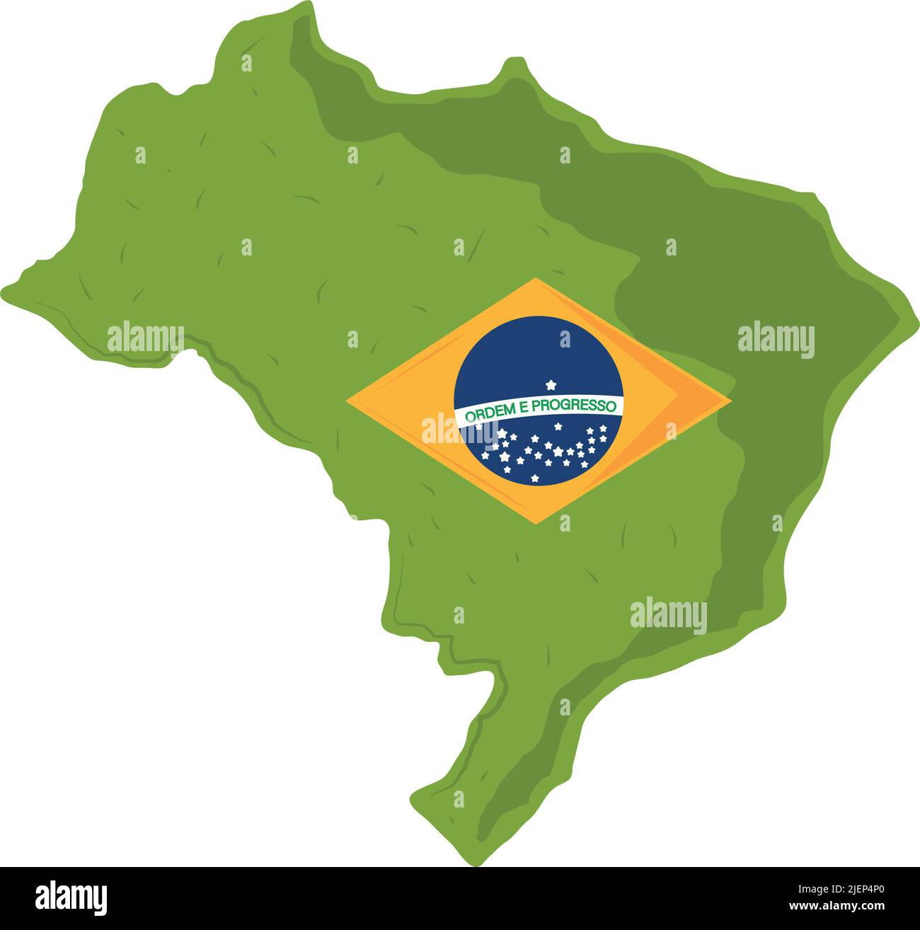 brazil map and flag Stock Vector Image & Art - Alamy