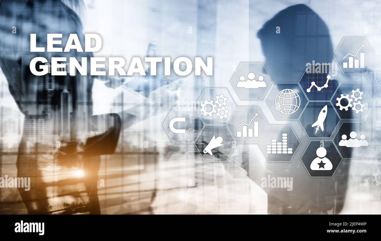 Lead Generation Analysis Business Research Interest Concept. Marketing ...