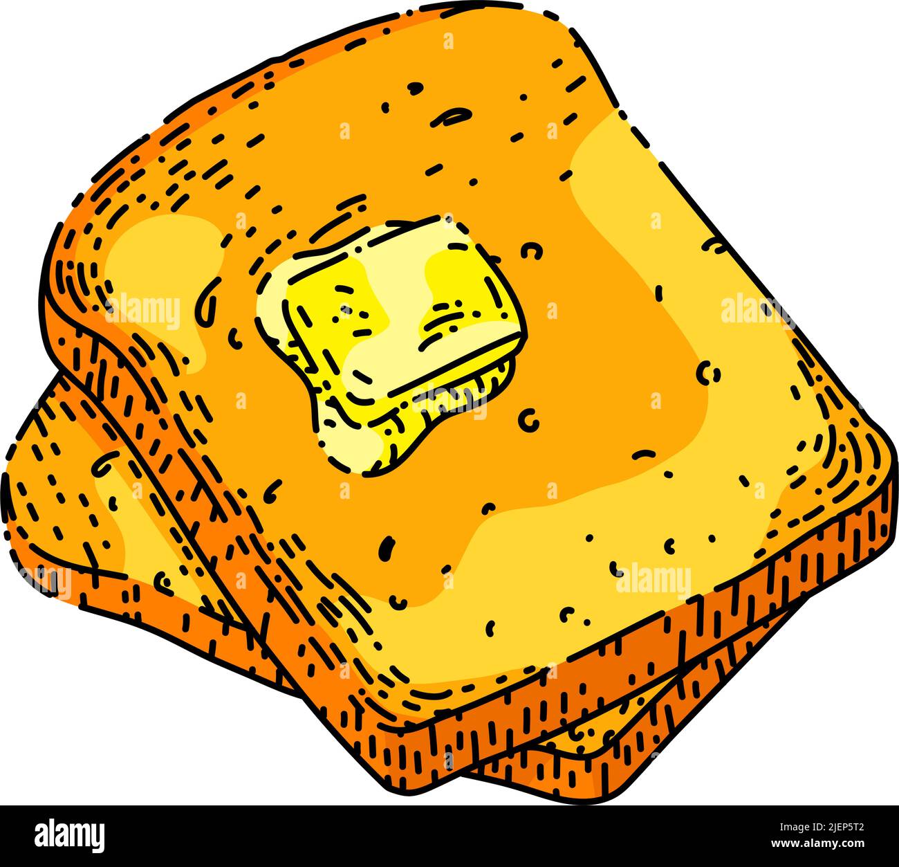 toast bread sketch hand drawn vector Stock Vector Image & Art - Alamy