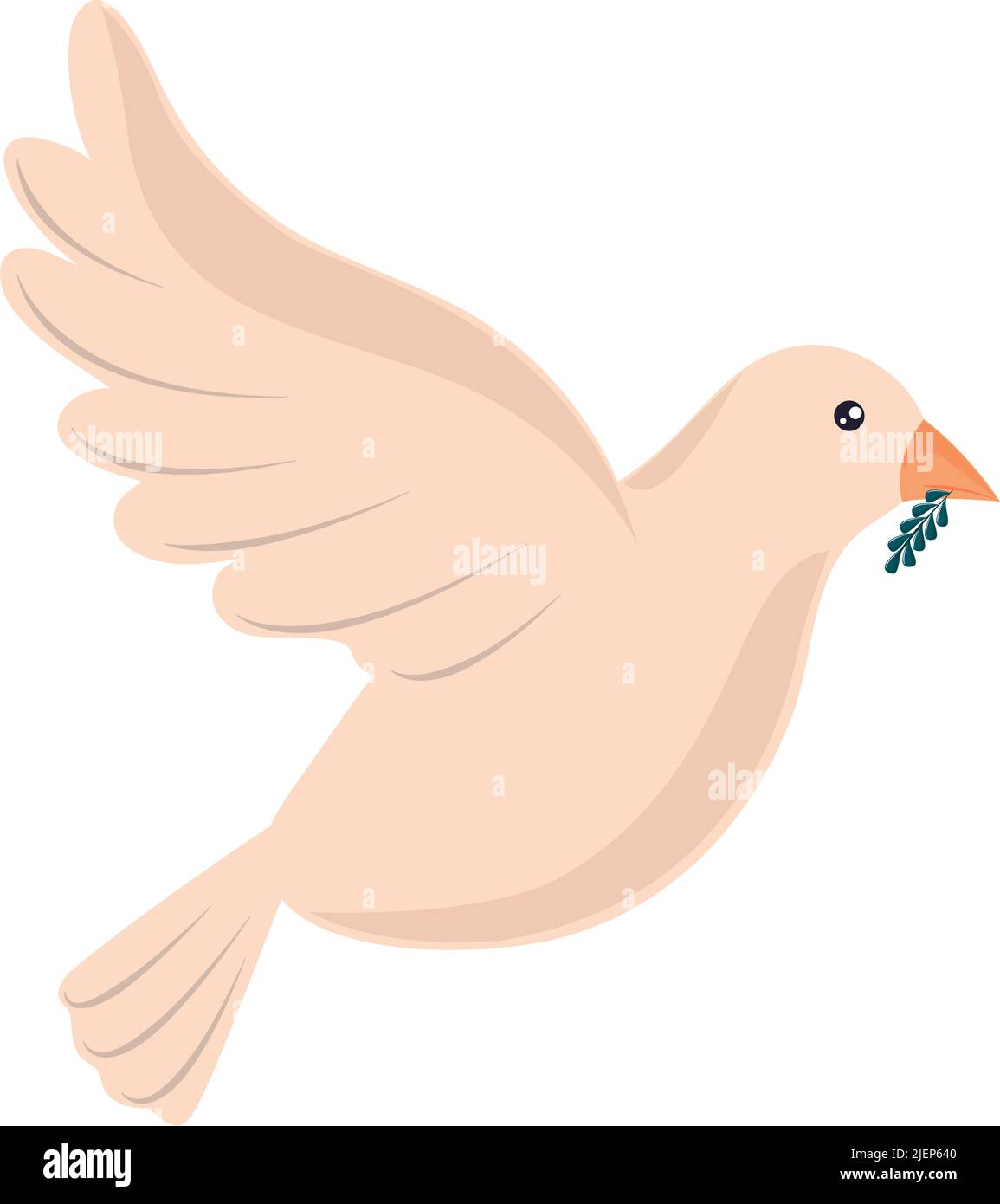 flying peace dove Stock Vector Image & Art - Alamy