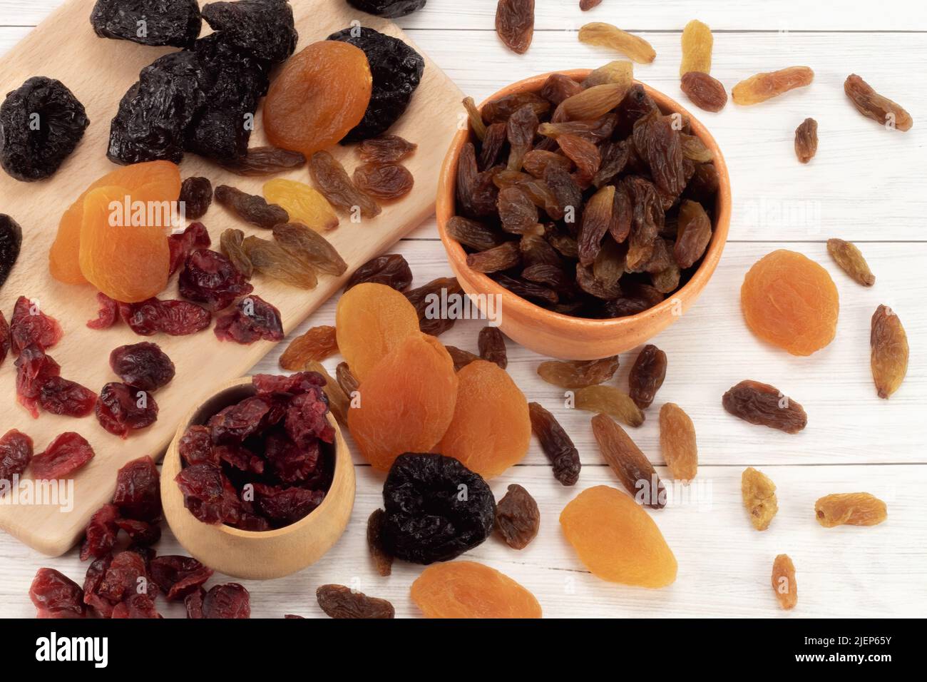 Dried plums apricots close hi-res stock photography and images - Alamy