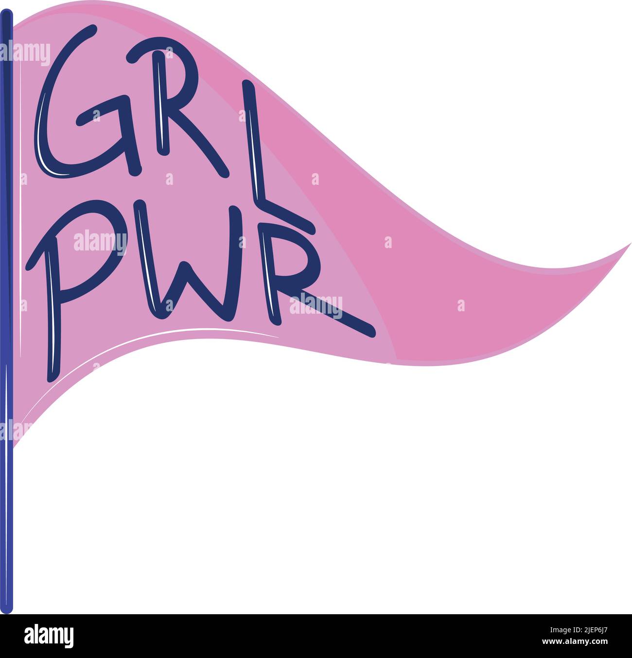 flag of girl power Stock Vector Image & Art - Alamy