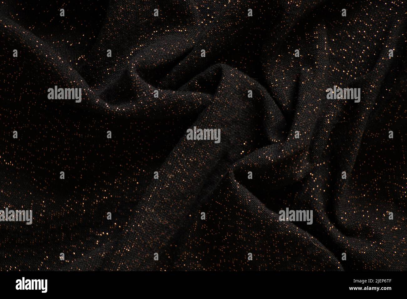 Black shiny fabric hi-res stock photography and images - Alamy
