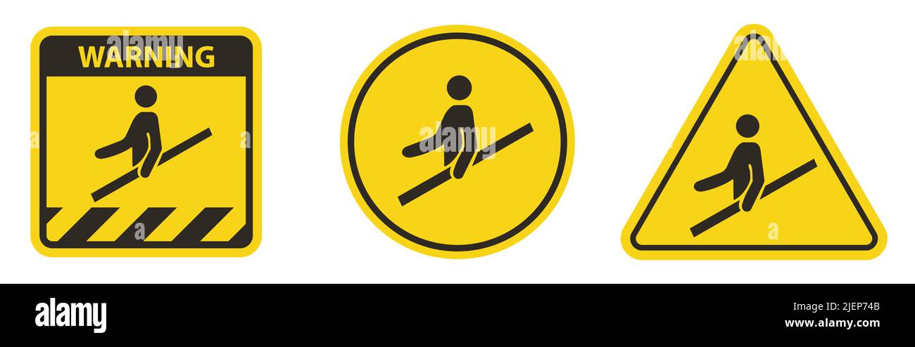 PPE Icon.Use Handrail Symbol Sign Isolate On White Background,Vector ...