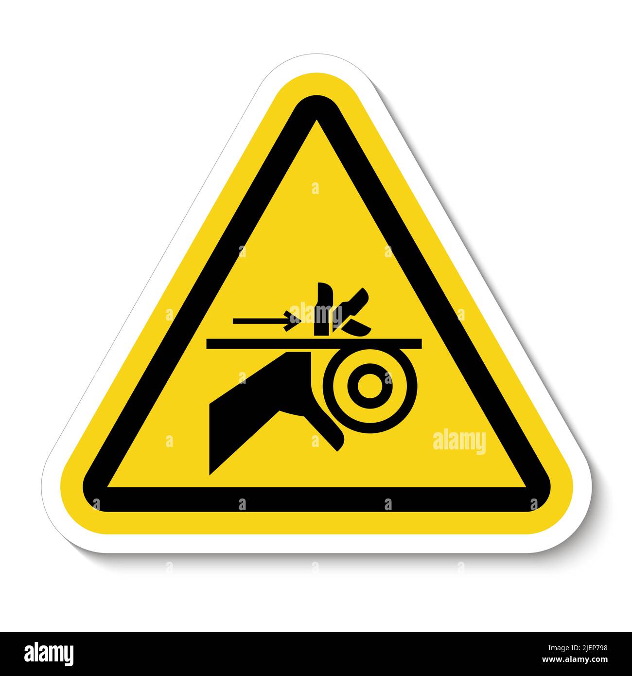 Hand Entanglement Belt and Rollers Symbol Sign, Vector Illustration ...