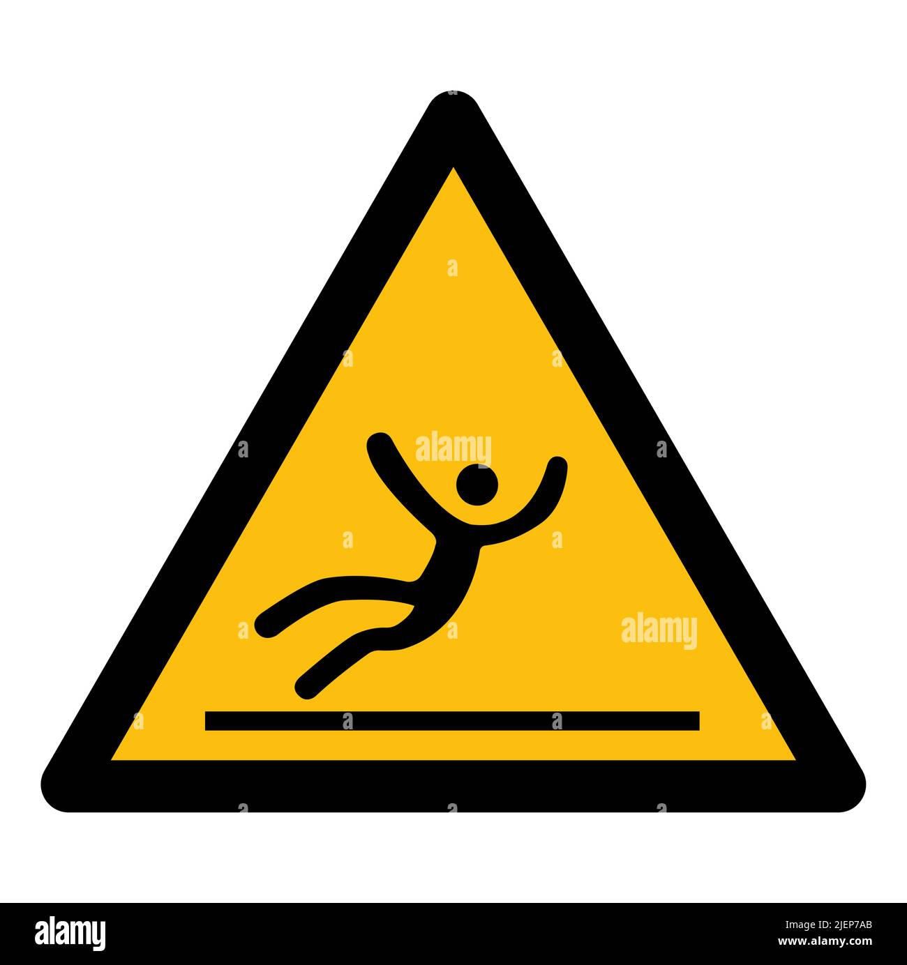 Beware Slippery Surface Symbol Isolate On White Background,Vector ...