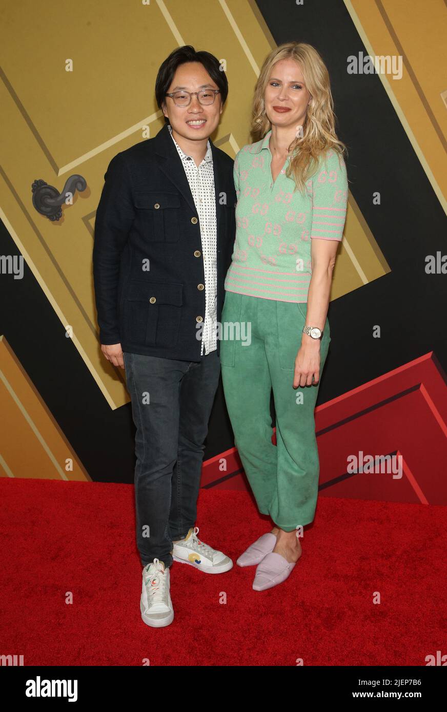Los Angeles, California, USA. 27th June, 2022. Jimmy O. Yang, Bri ...