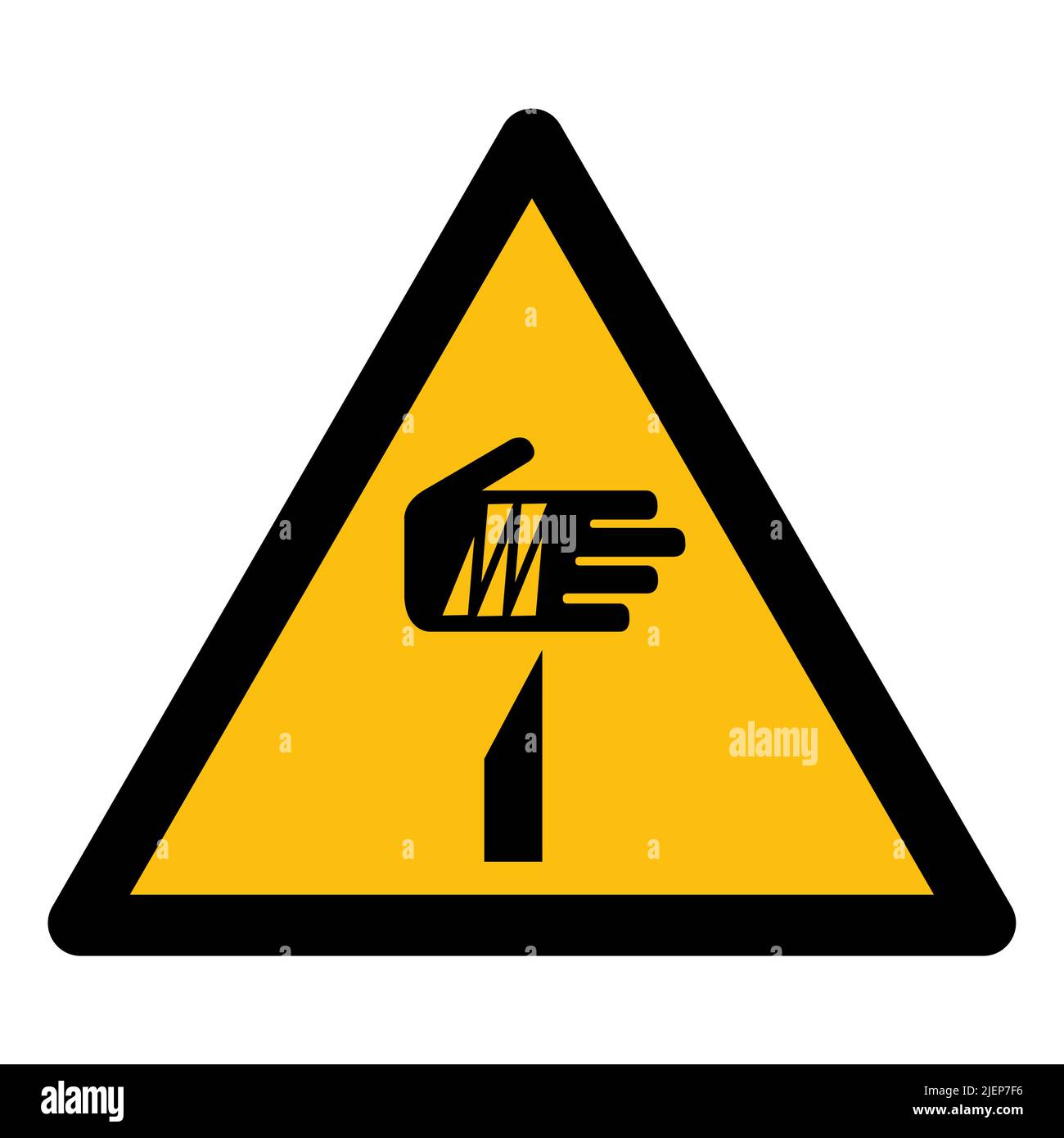 Beware Sharp Elements Symbol Isolate On White Background,Vector ...