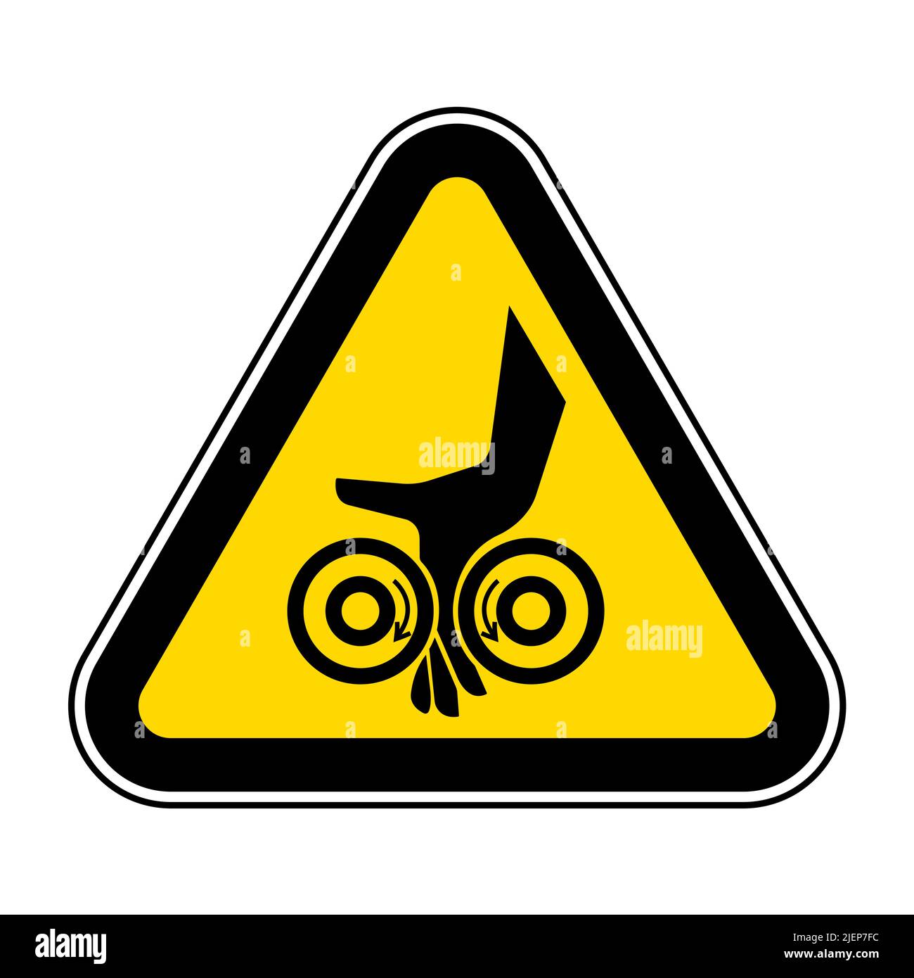 Hand Entanglement Rollers Symbol Sign, Vector Illustration, Isolate On ...