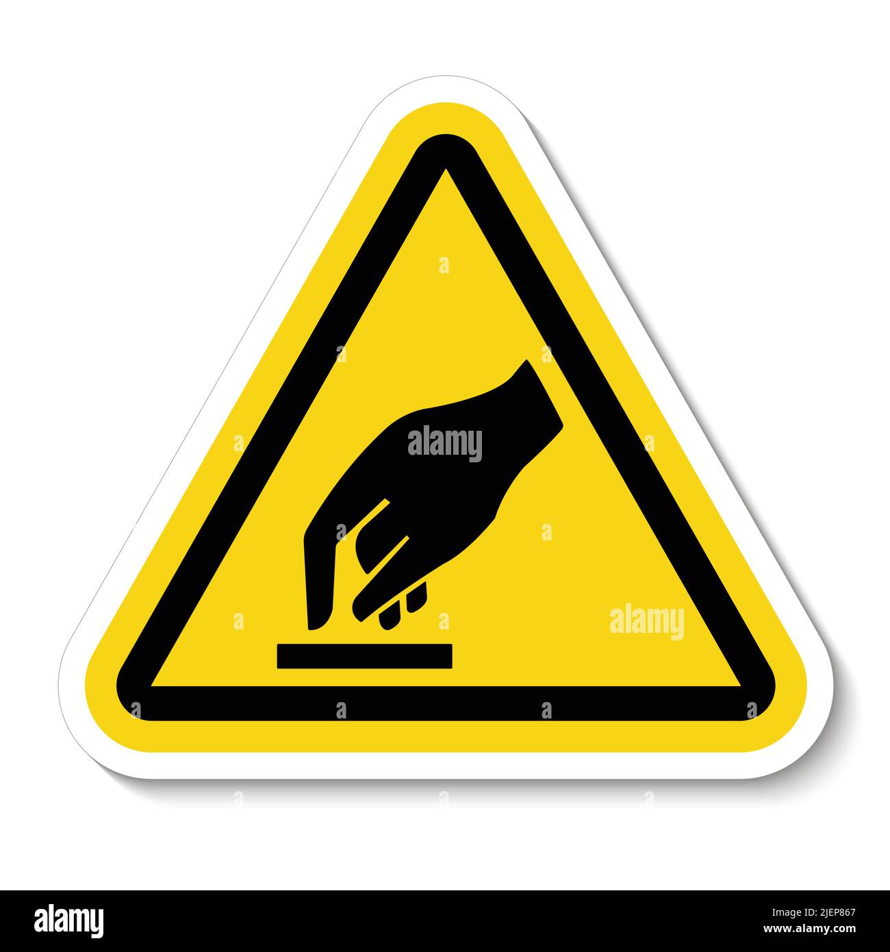 Do Not Touch Symbol Stock Vector Image & Art - Alamy