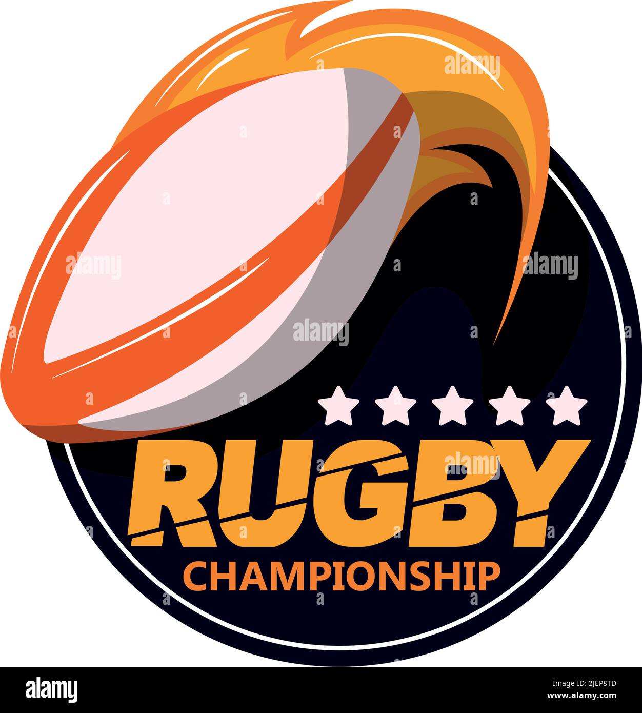 rugby championship label Stock Vector Image & Art - Alamy