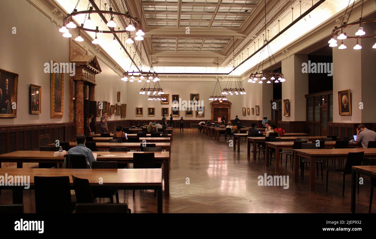 Edna Barnes Salomon Room, inside New York Public Library - Stephen A ...