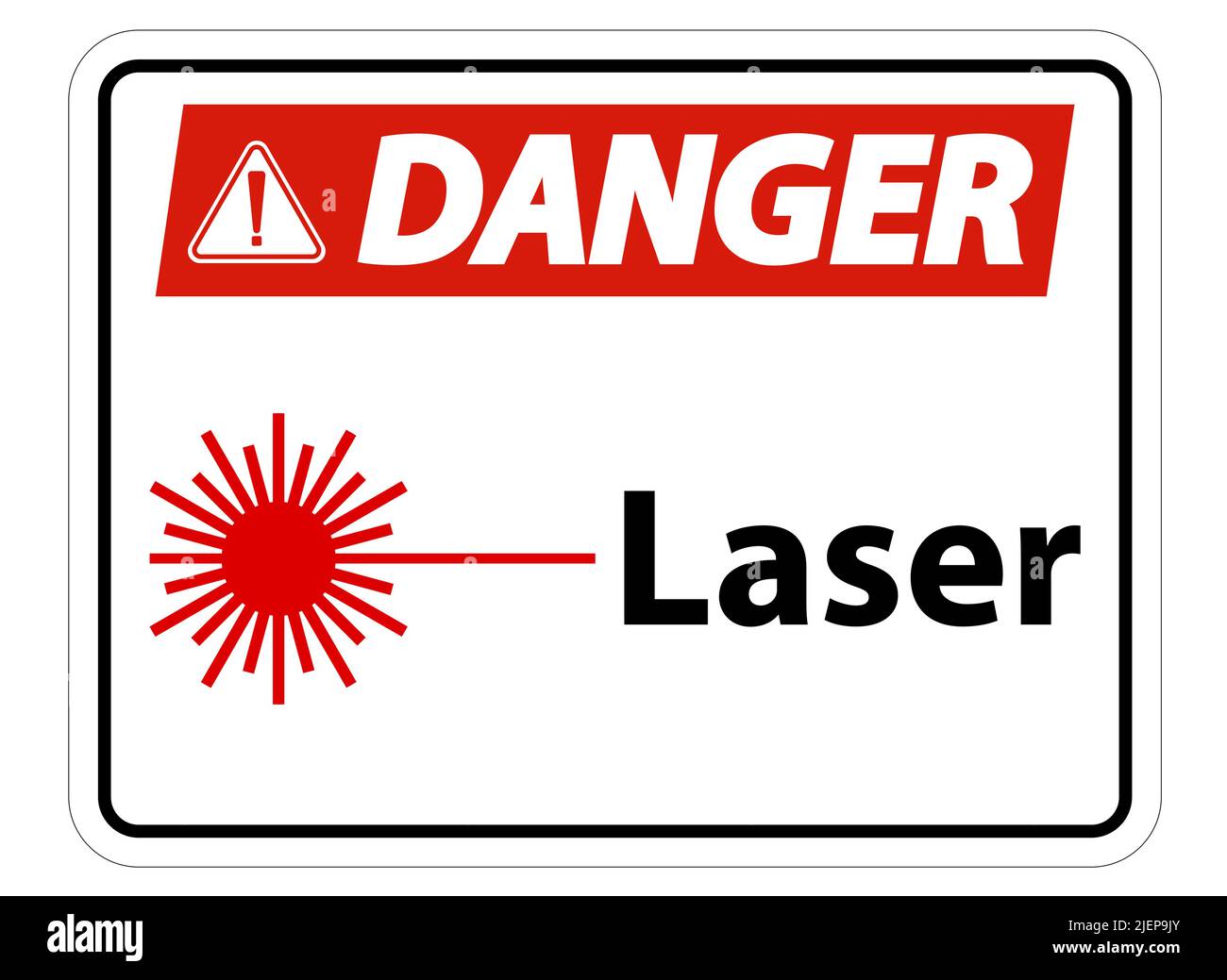 Danger Laser Symbol Sign Symbol Sign Isolate on transparent Background ...