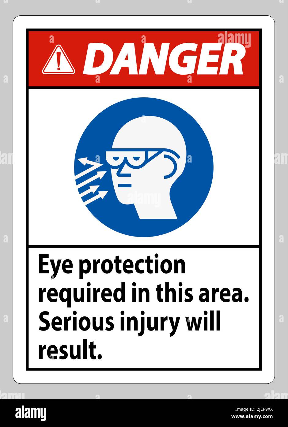 Eye injury work Stock Vector Images - Alamy