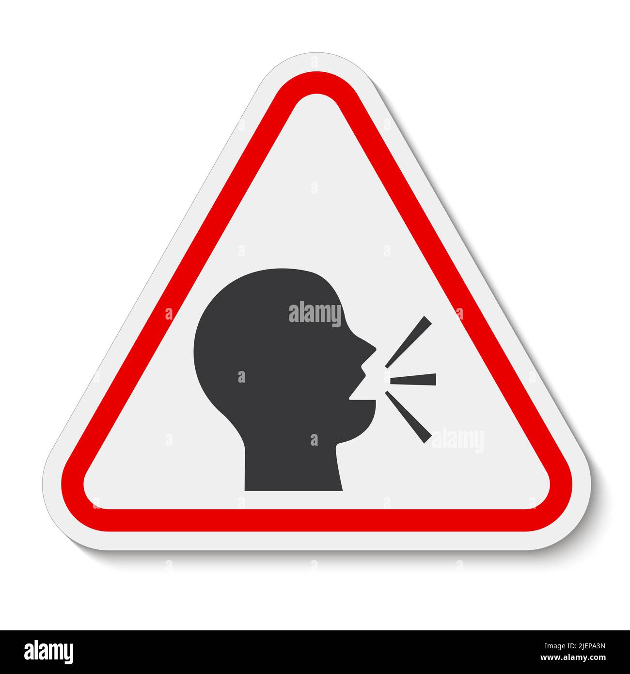 Hush silence sign Cut Out Stock Images & Pictures - Alamy
