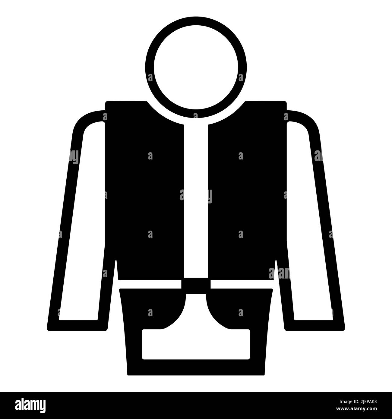 Safety life vest jacket Black and White Stock Photos & Images - Alamy