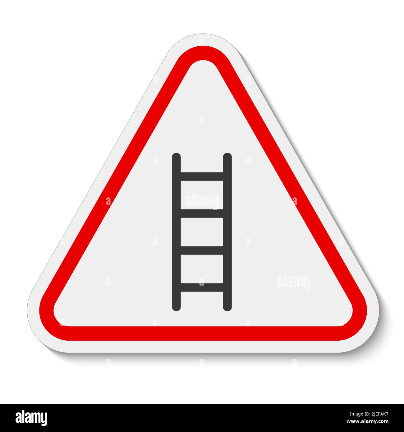Do Not Use Ladders Symbol Stock Vector Image & Art - Alamy