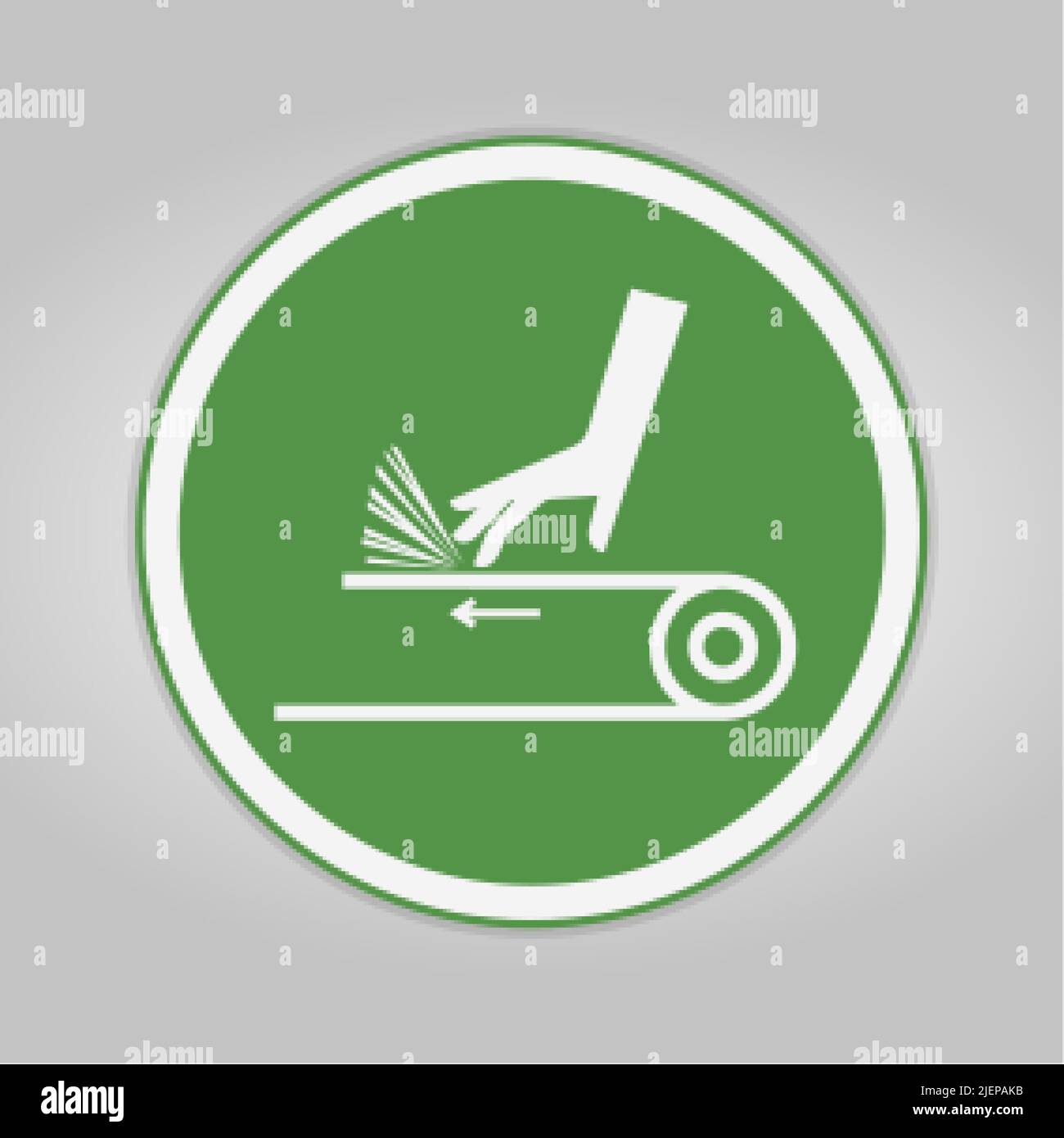 Hand Abrasion Belt Drive Symbol Sign Isolate on White Background,Vector ...