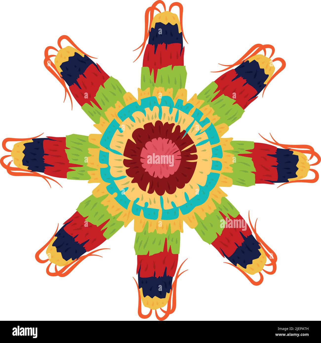 Color mexican pinata Cut Out Stock Images & Pictures - Alamy