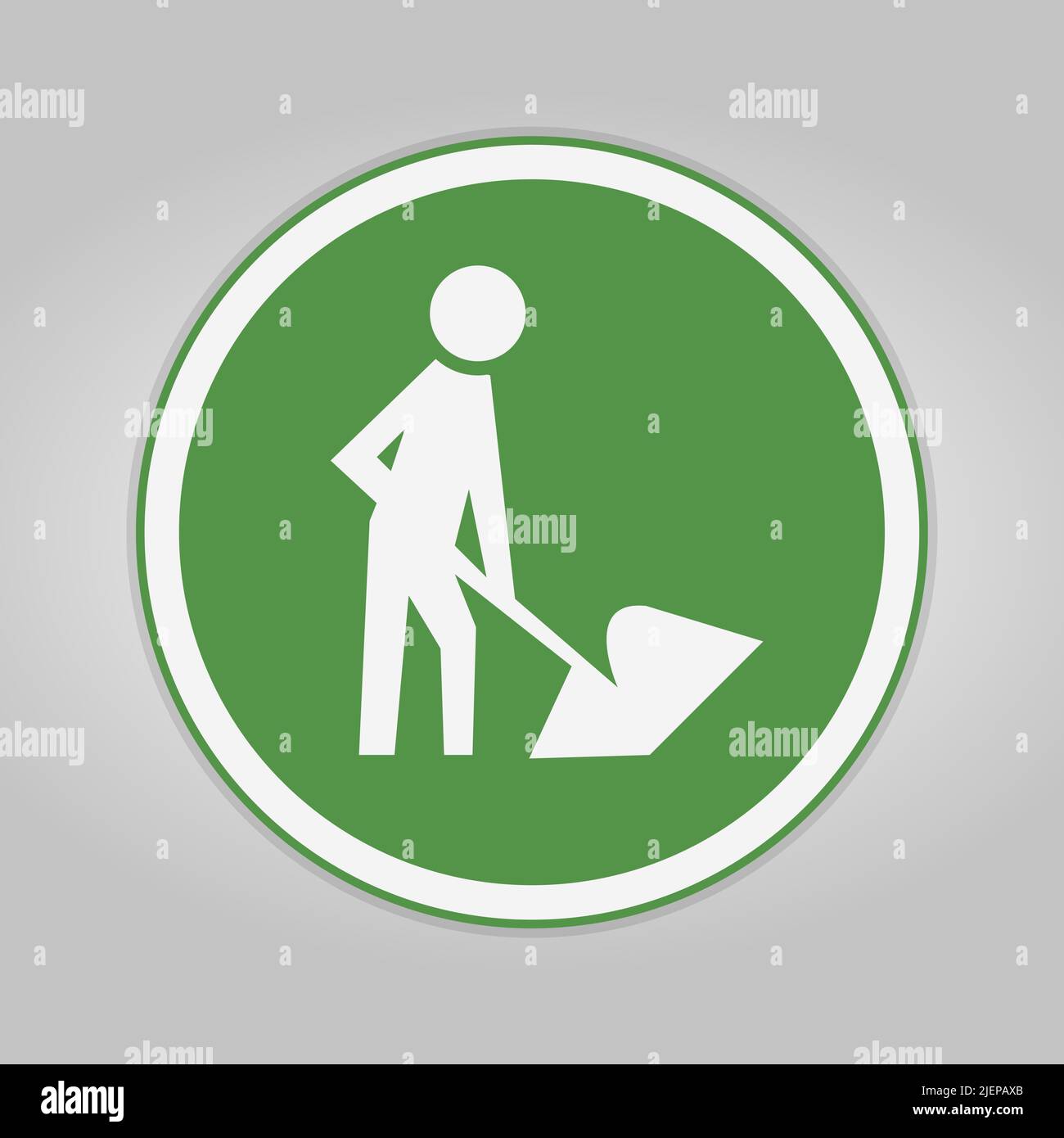 Men At Work Symbol Sign Isolate on White Background,Vector Illustration ...