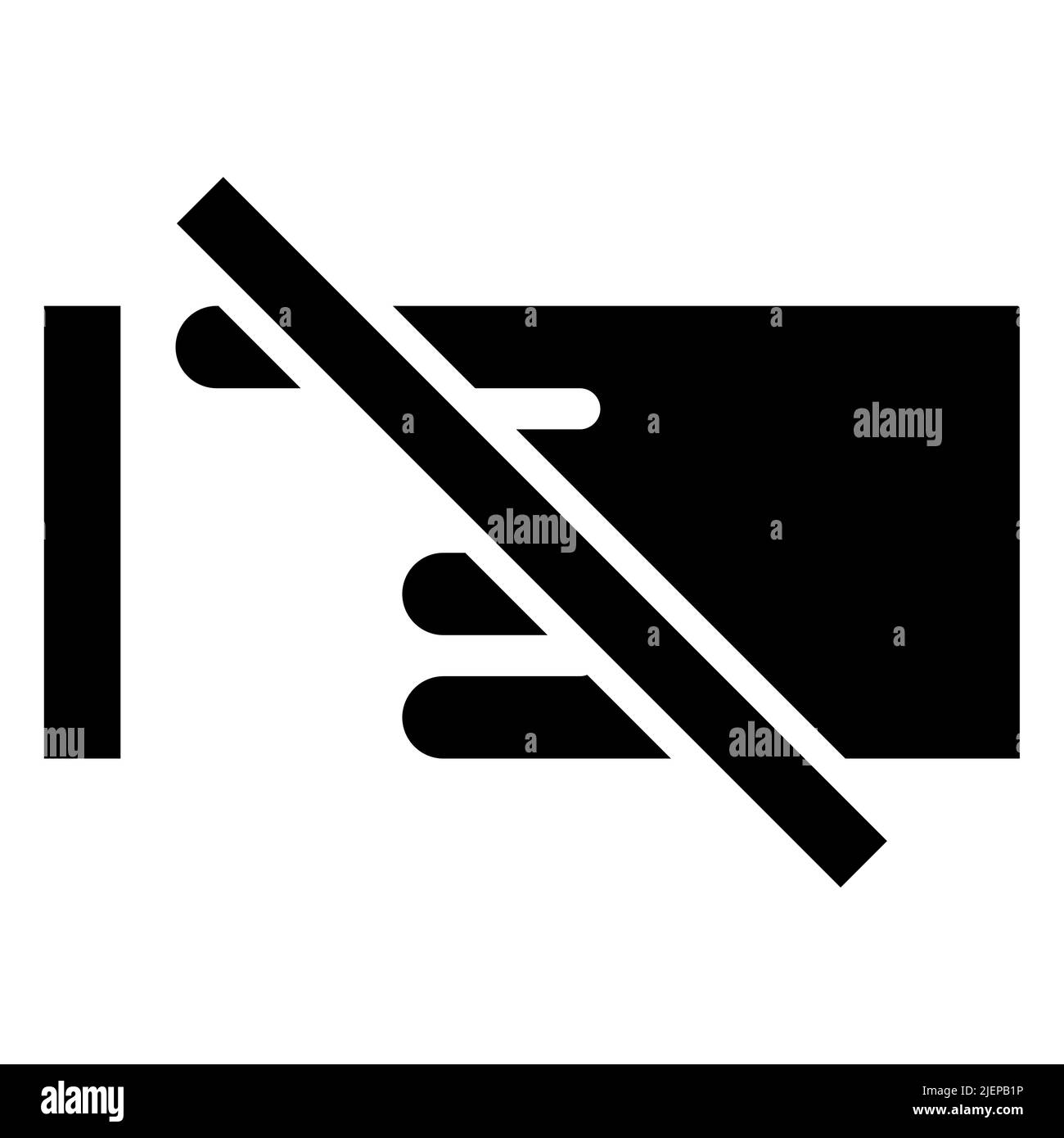 Warning Signs International Do Not Touch Symbol Stock Vector Image ...