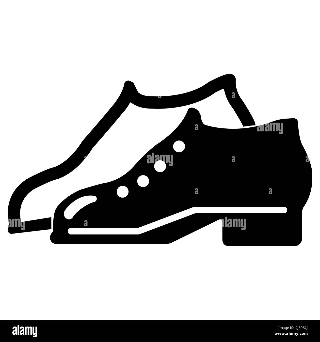 Pictogram symbol shoes Stock Vector Images - Alamy