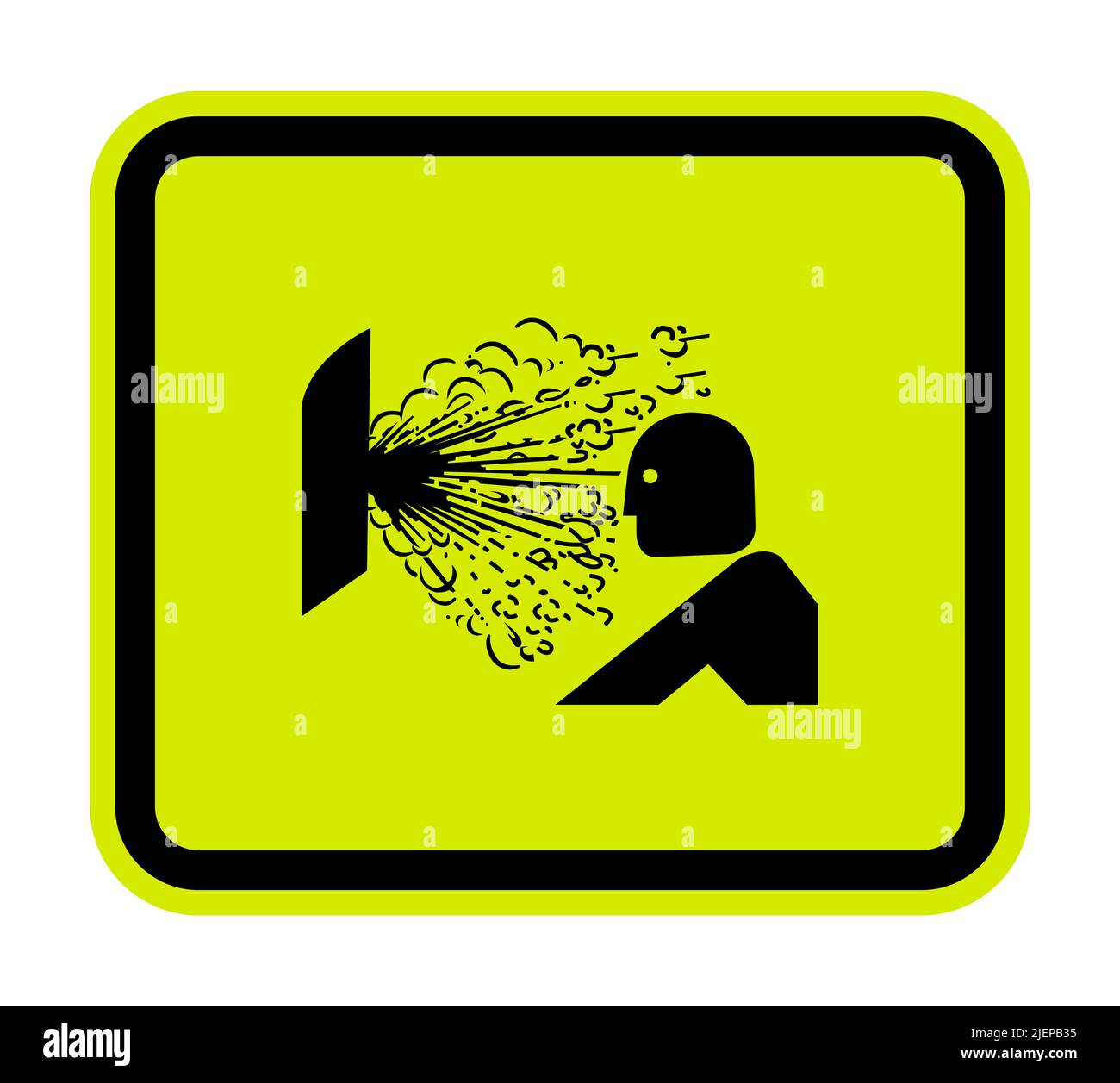 Explosion Release of Pressure Symbol Sign Isolate on White Background ...