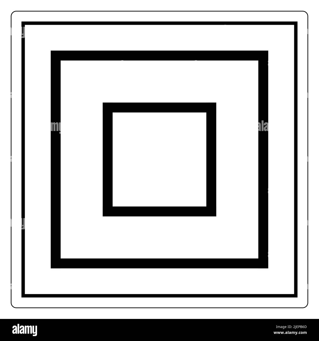 Class II Equipment Symbol Sign Isolate On White Background,Vector Illustration EPS.10 Stock ...