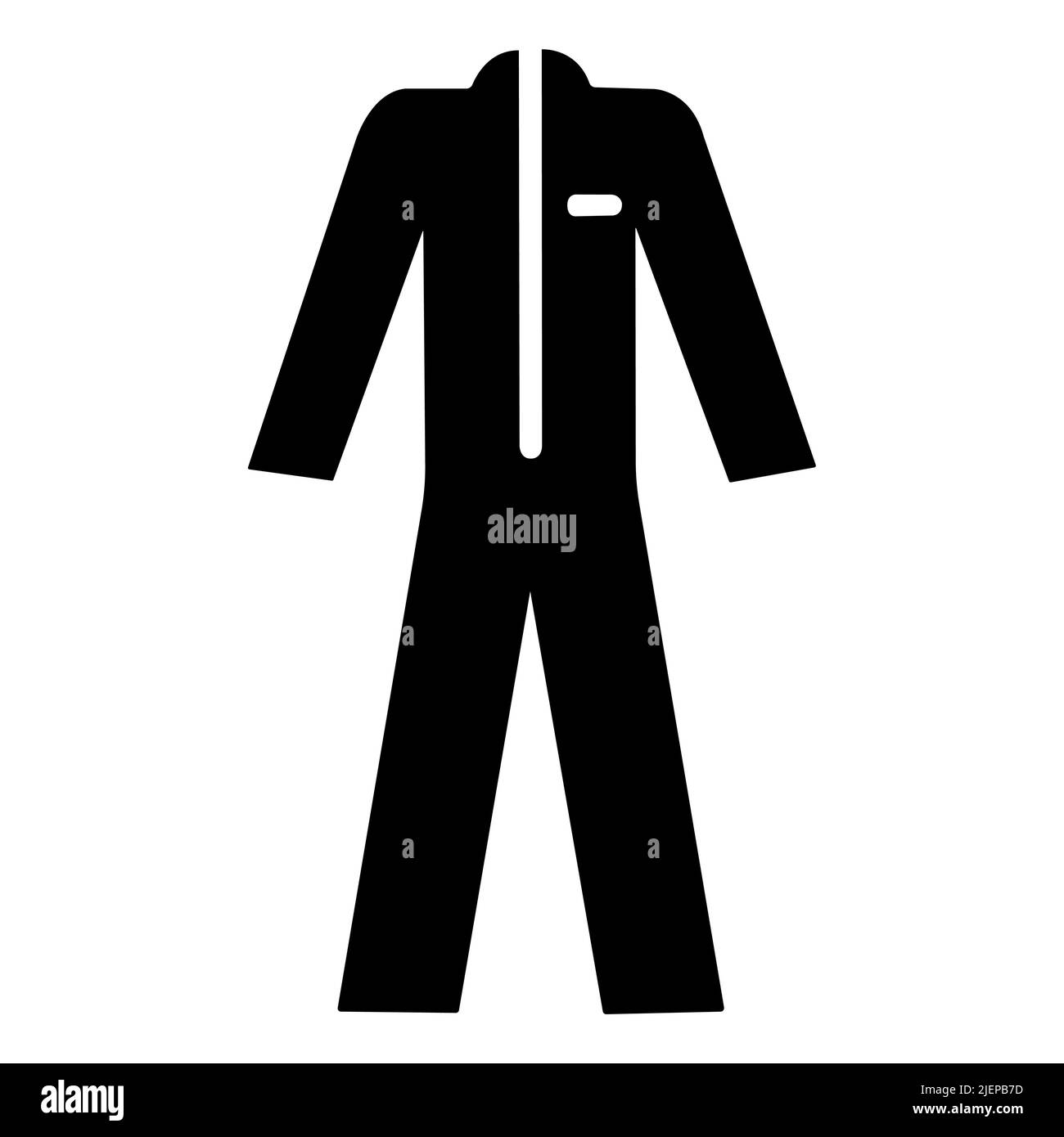 Symbol Wear ProtectIve Clothing Isolate On White Background,Vector ...