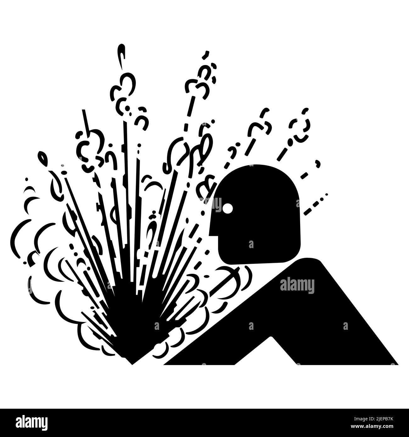 Explosion Release Of Pressure Symbol Sign Isolate on White Background ...