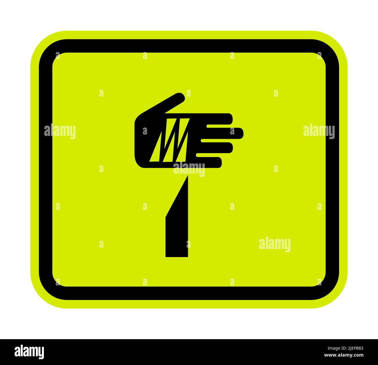 Beware Sharp Elements Symbol Isolate On White Background,Vector ...