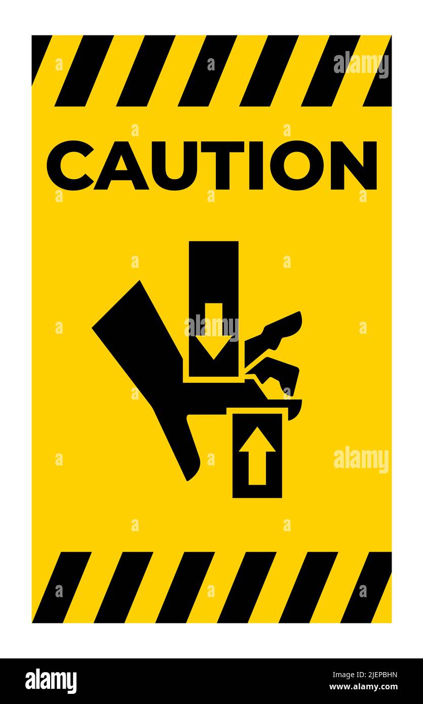 Crush Hand Top Bottom Symbol Sign Isolate on White Background,Vector ...