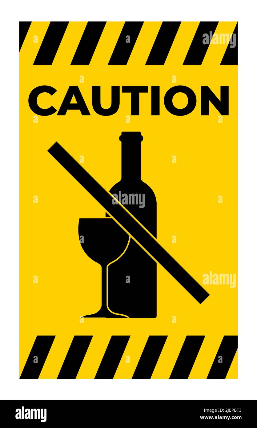 No drinking sign, no alcohol, prohibited activitive Stock Vector Image ...