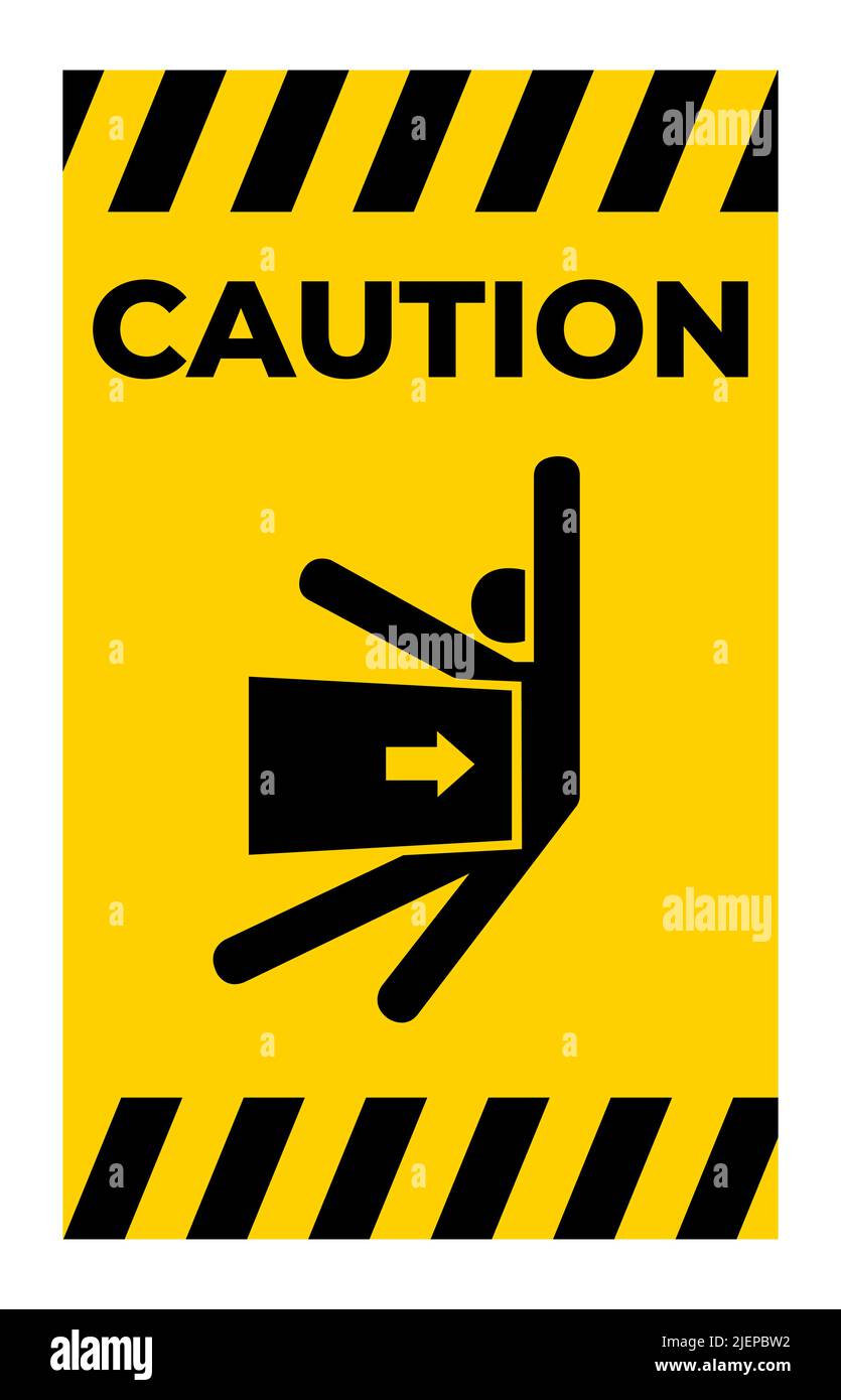 Body Crush Force From Side Symbol Sign Isolate On White Background ...