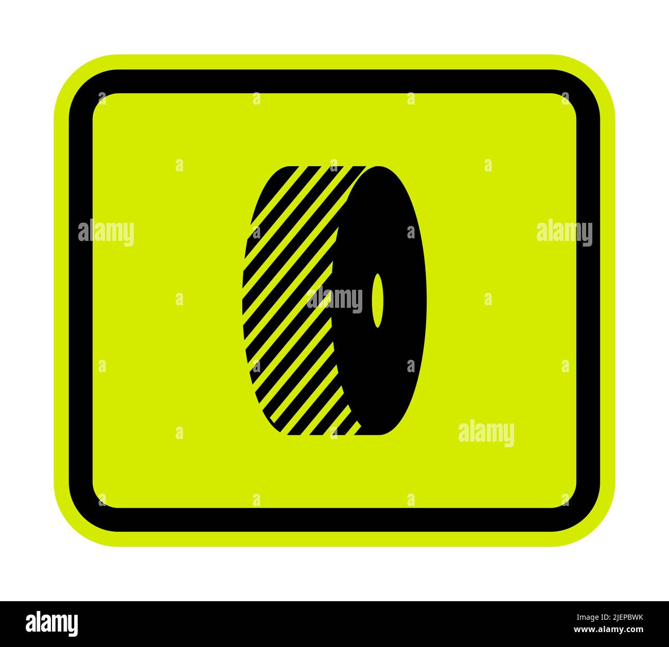 Do Not Change Grinding Wheels Symbol Sign Isolate on White Background ...