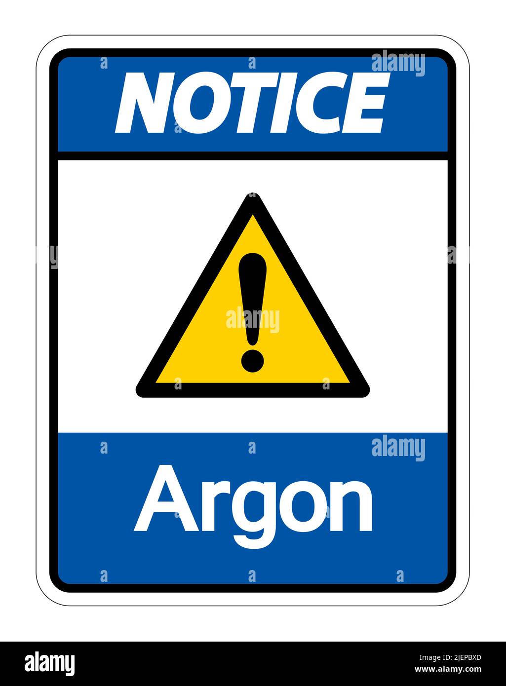 Notice Argon Symbol Sign Isolate On White Background,Vector ...