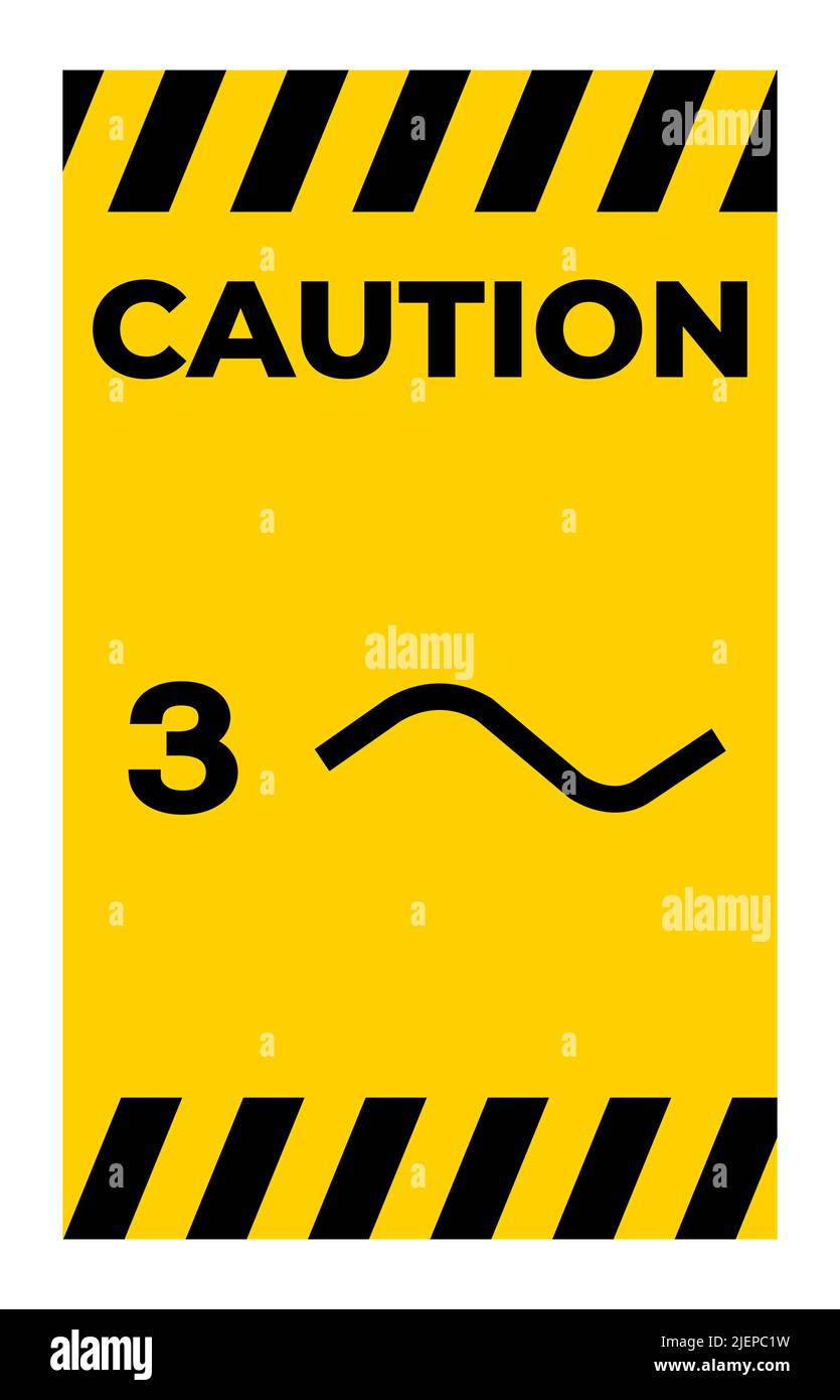 Three Phase Power Symbol Sign Isolate On White Background,Vector ...