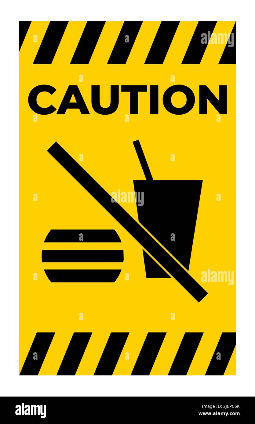 Do not eating Or Drinking Symbol Stock Vector Image & Art - Alamy