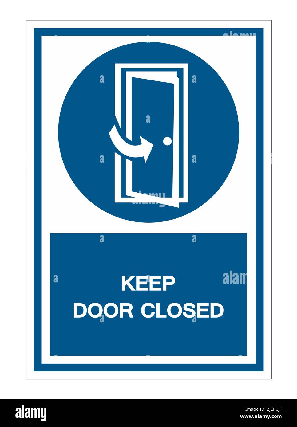 Keep Door Closed Symbol Sign Isolate On White Background,Vector ...