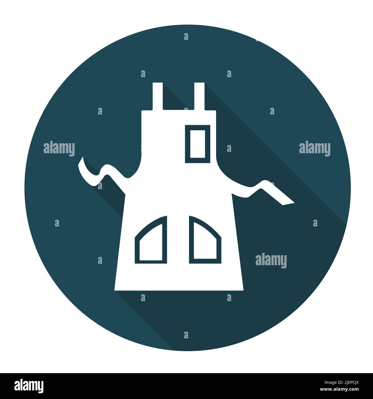 Symbol Wear Apron Isolate On White Background,Vector Illustration Stock ...